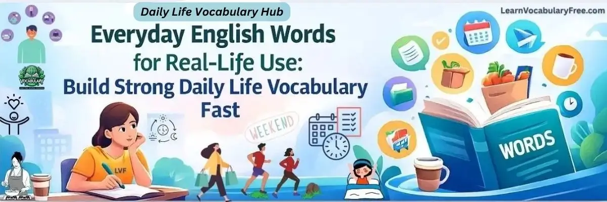 Daily Life Vocabulary: 1000+ Essential Words for Everyday English