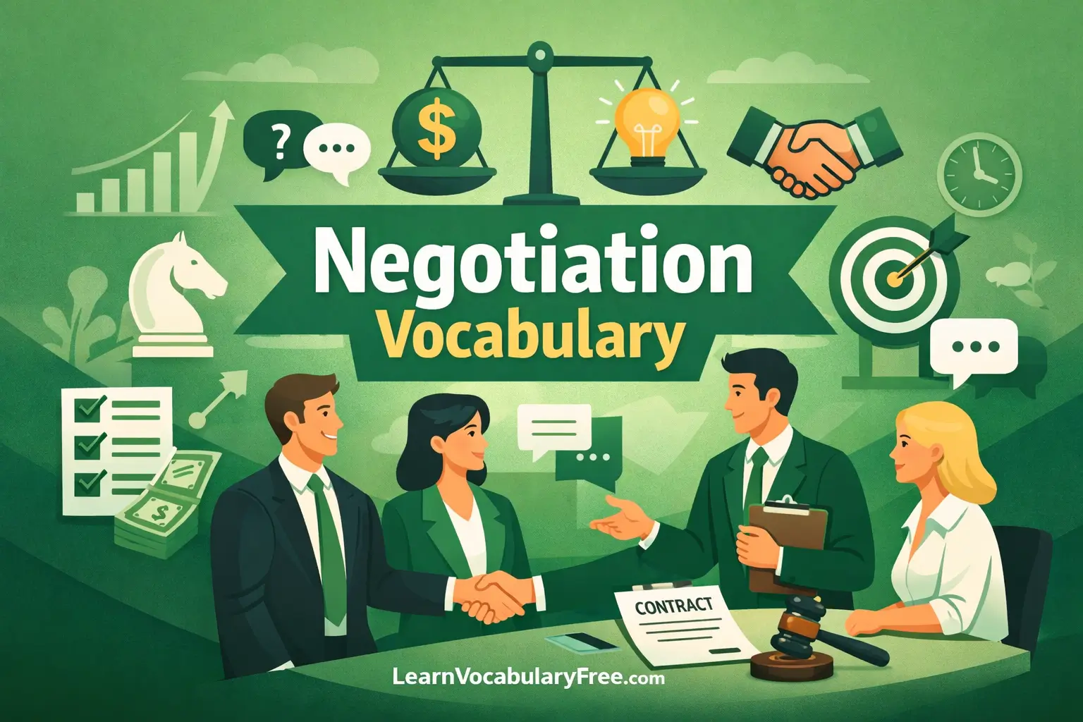 Negotiation Vocabulary: 80+ Powerful Terms to Master Deals & Communication
